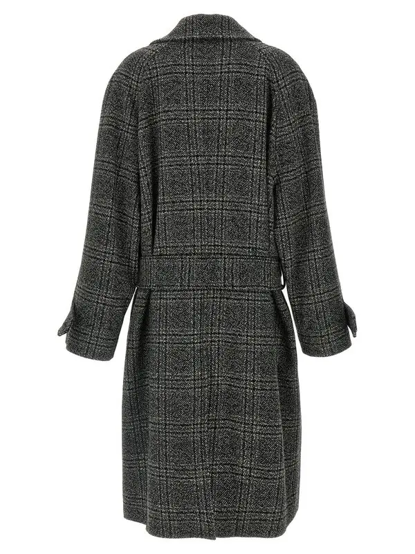 Balenciaga One Layer' Coat - Black