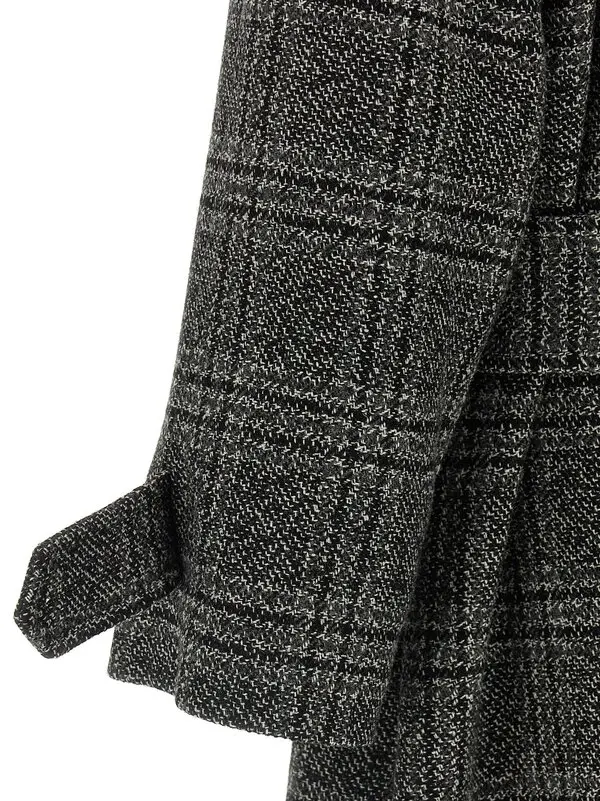 Balenciaga One Layer' Coat - Black