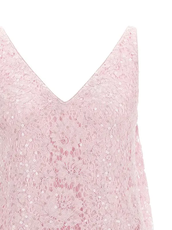 SELF-PORTRAIT Sequin Lace Dress