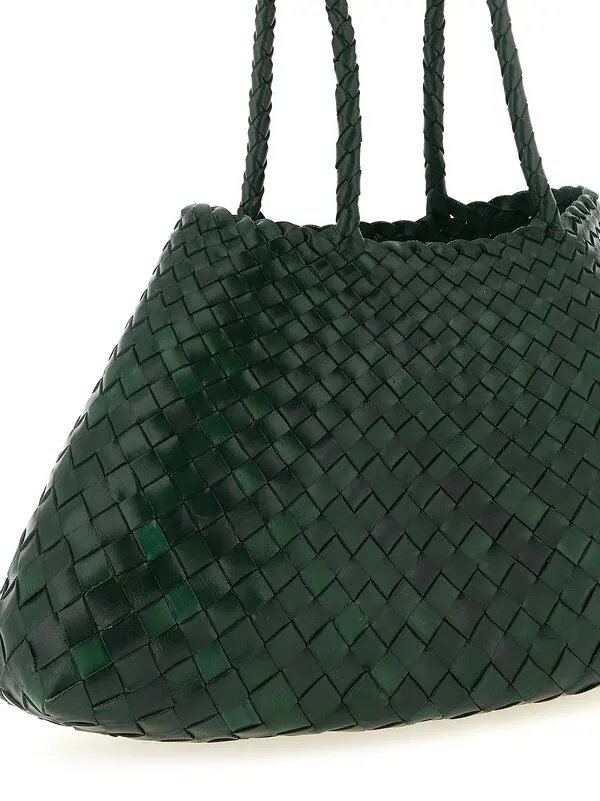 Dragon Diffusion Santa Croce Big' Shoulder Bag - Green