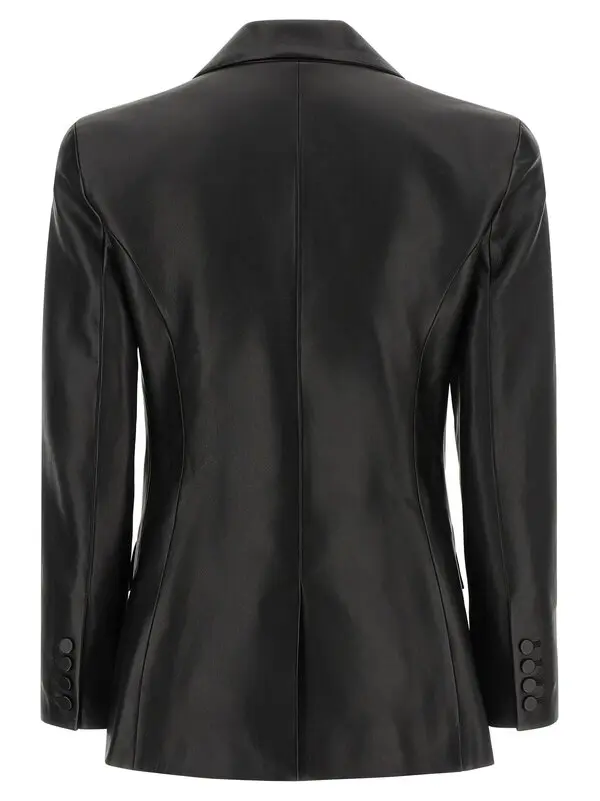 Balmain Leather Blazer