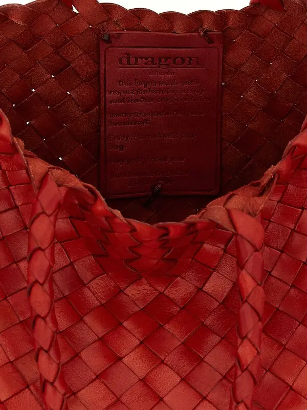 Dragon Diffusion Santa Croce Small' Handbag - Red