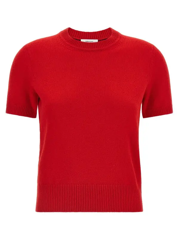 FERRAGAMO Gancini' Sweater - Red