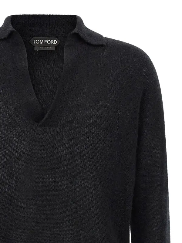 TOM FORD Cashmere And Silk Polo Shirt
