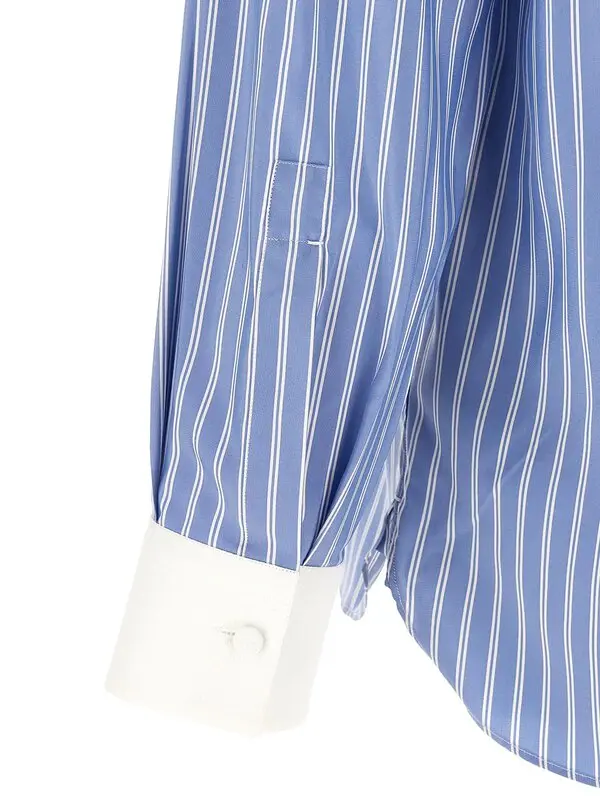 TOM FORD Animal Print Collar Shirt