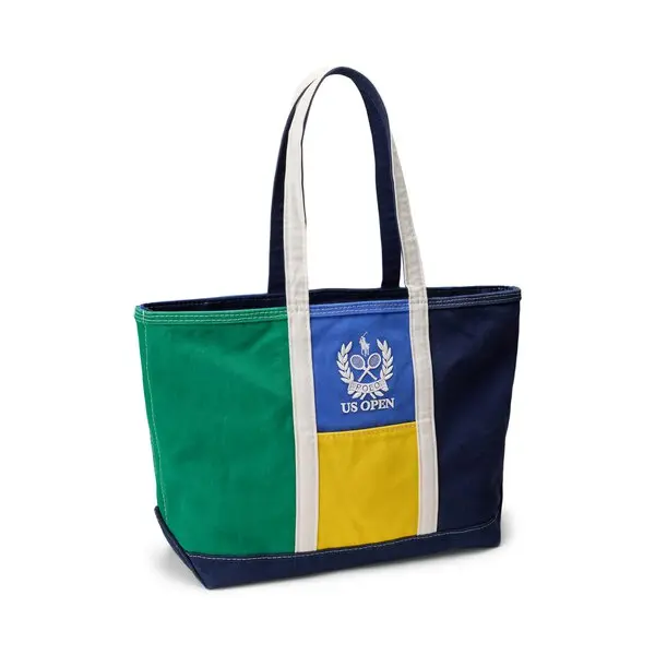 Ralph Lauren Us Open Crest Canvas Tote