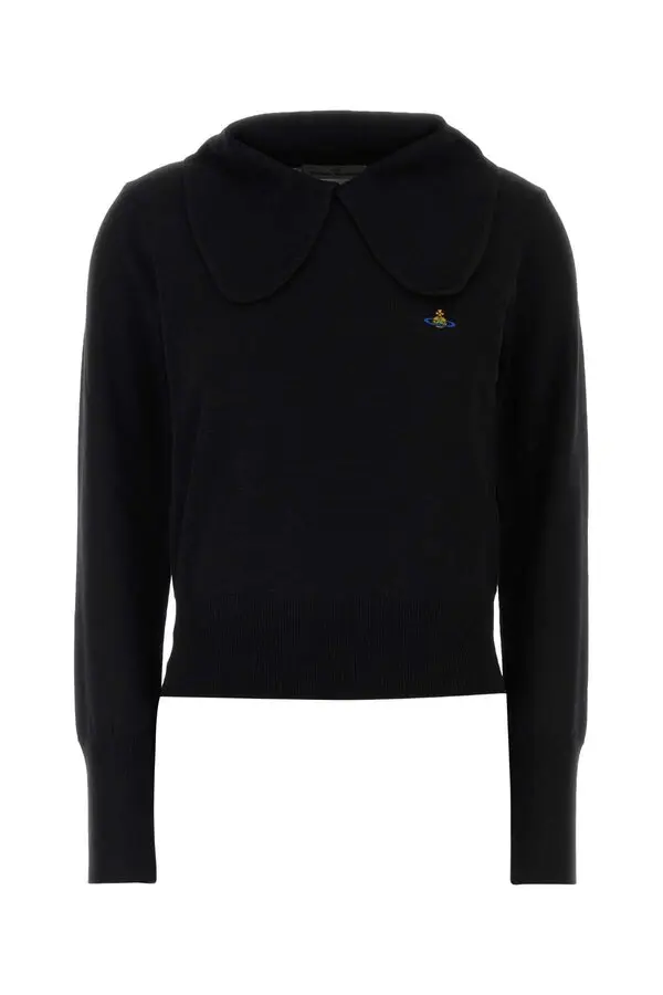 VIVIENNE WESTWOOD Wool Bea Polo Shirt - Black