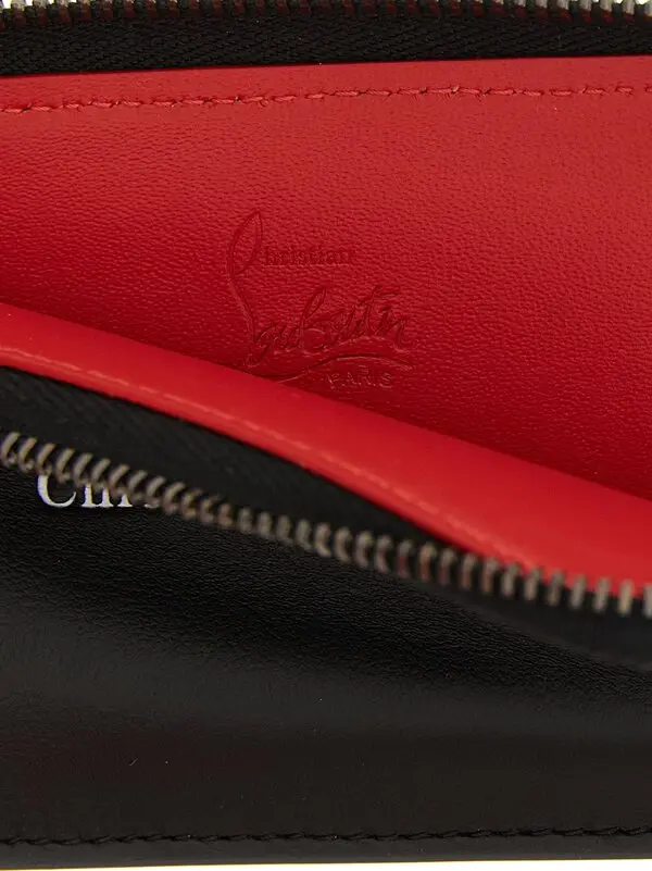 CHRISTIAN LOUBOUTIN Canopy' Zip Card Holder