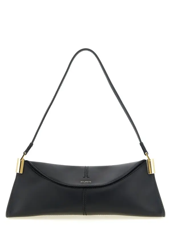 Balmain 64-83' Small Shoulder Bag - Black