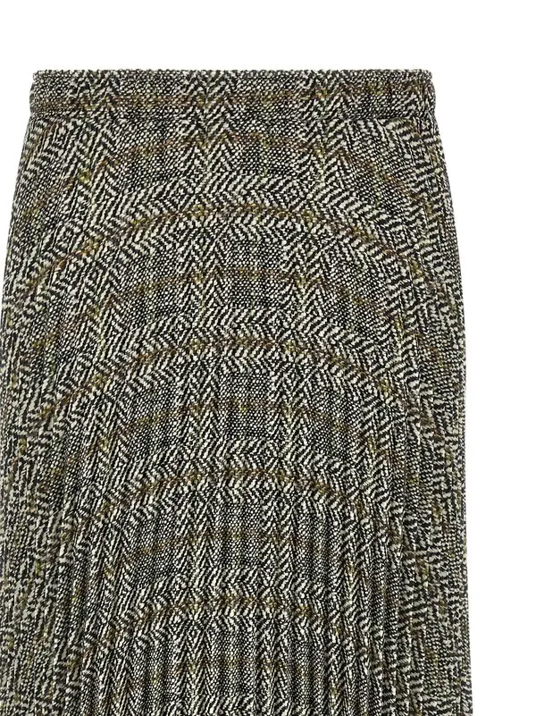 ERMANO SCERVINO Ermanno Scervino Pleated Skirt With Lace
