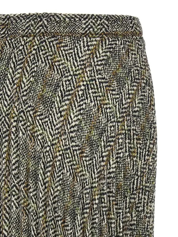 ERMANO SCERVINO Ermanno Scervino Pleated Skirt With Lace