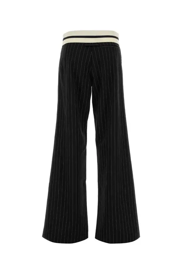 JEAN PAUL GAULTIER Embroidered Wool Pant