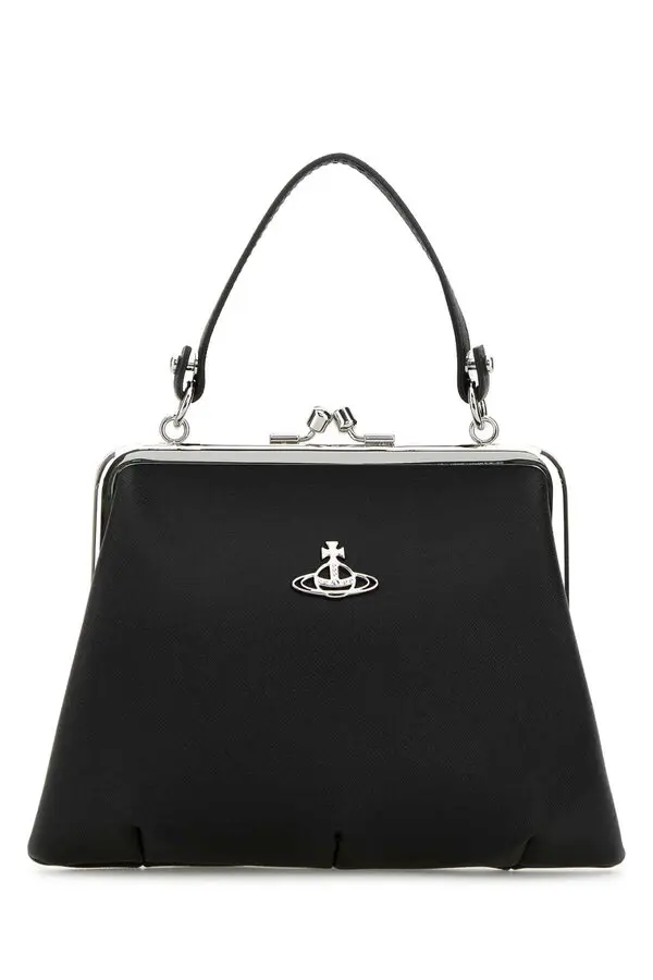 VIVIENNE WESTWOOD Synthetic Leather Granny Handbag - Black
