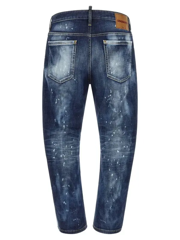 Dsquared2 Bro' Jeans With 'paint' Details