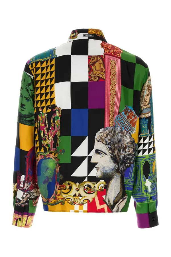 Versace Printed Silk Shirt - Multicolor