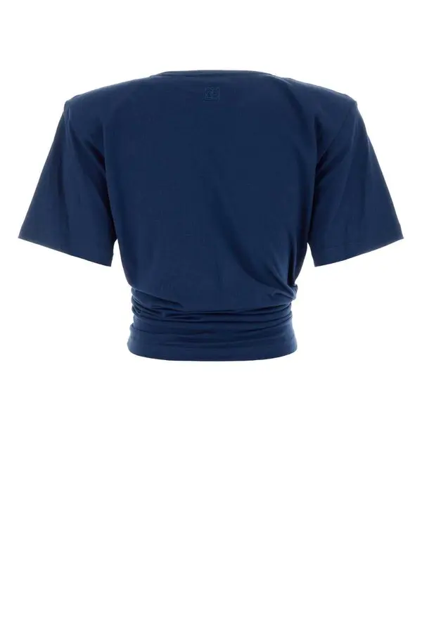 Magda Butrym Navy Cotton T-shirt