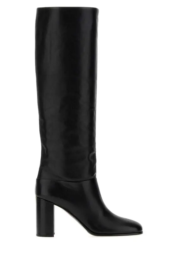 Prada Black Leather Boots - Multicolor