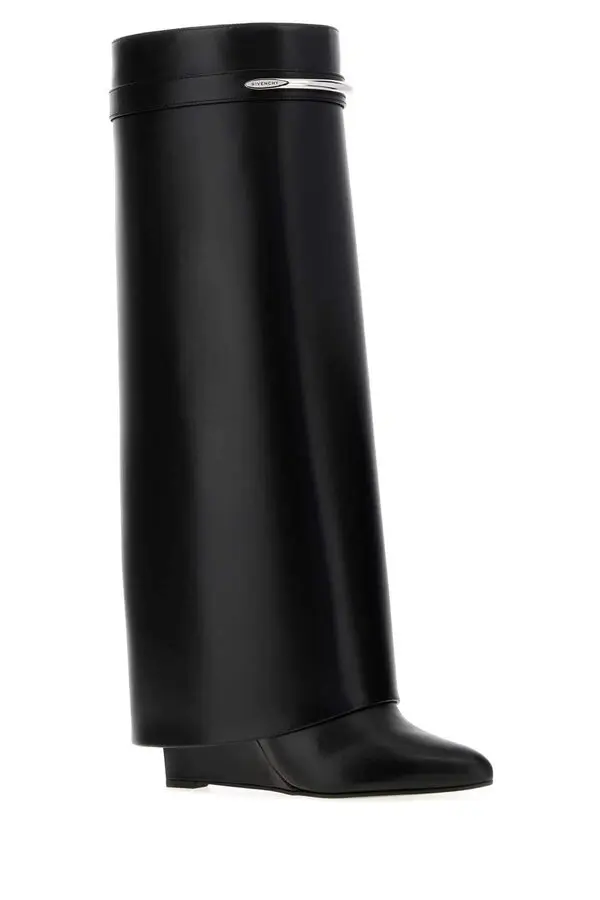 Givenchy Leather Shark Boots - Black