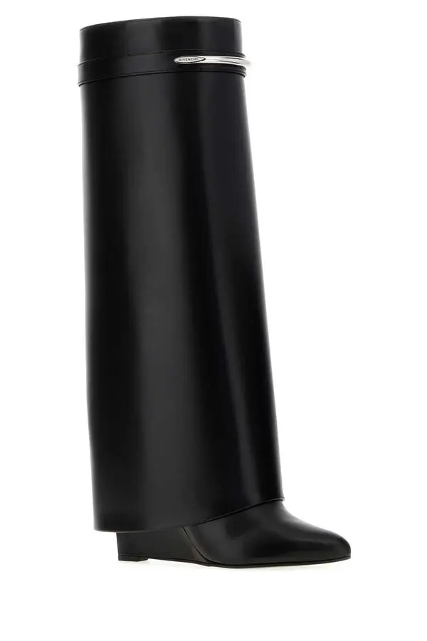 Givenchy Leather Shark Boots - Black