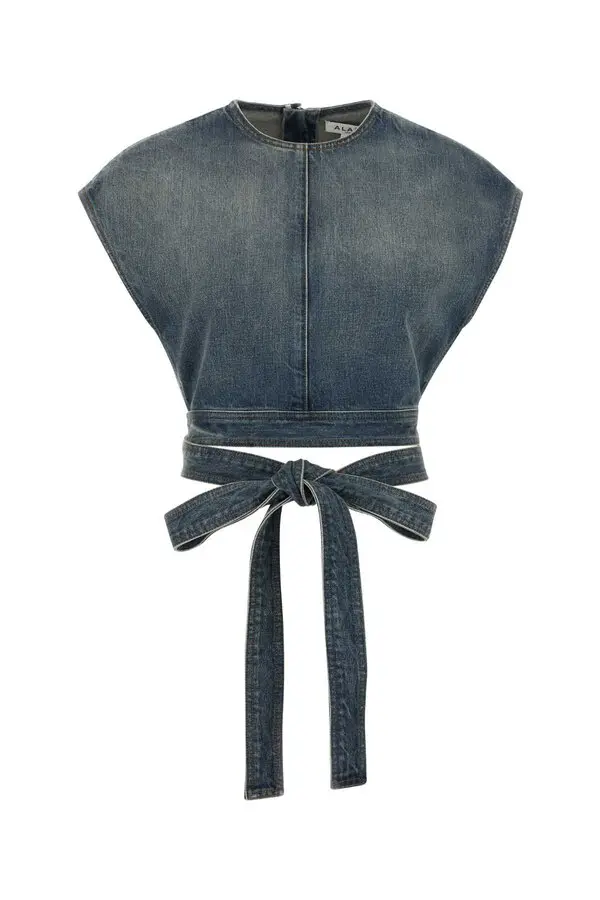 Alaïa Denim Top