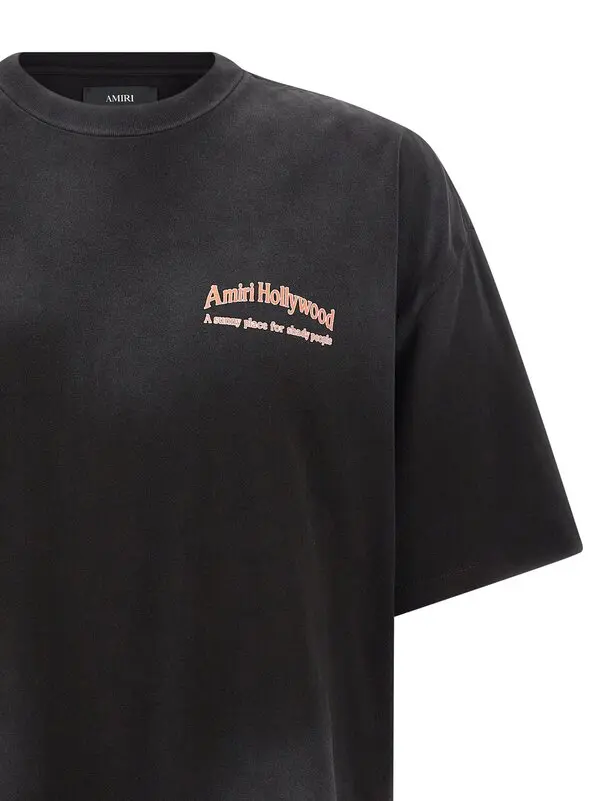 Amiri Sunny Place Skate' Vintage Print T-shirt