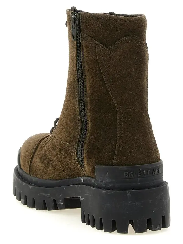 Balenciaga Combat Strike' Ankle Boots