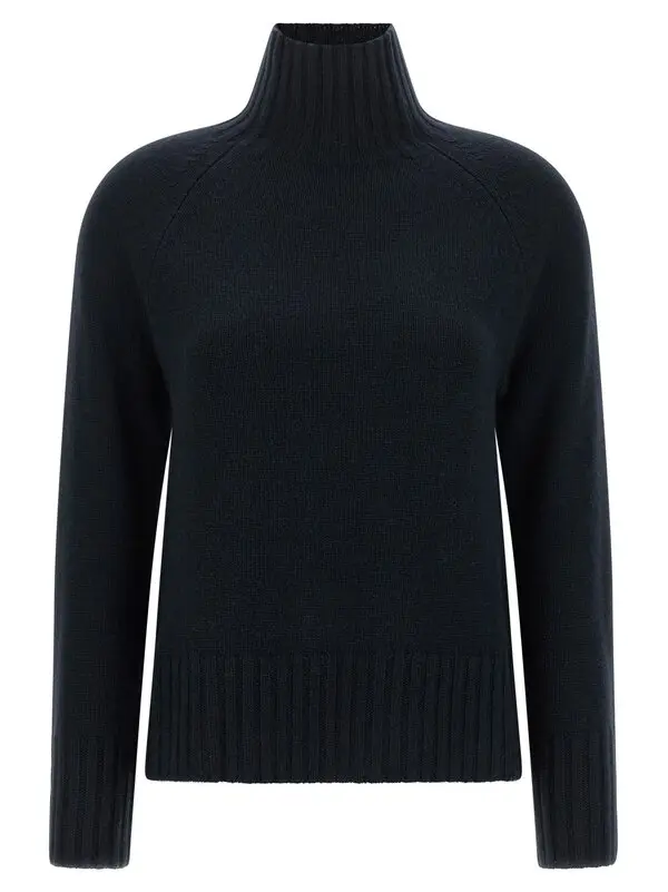 Max Mara Mantova' High Neck Sweater - Blue