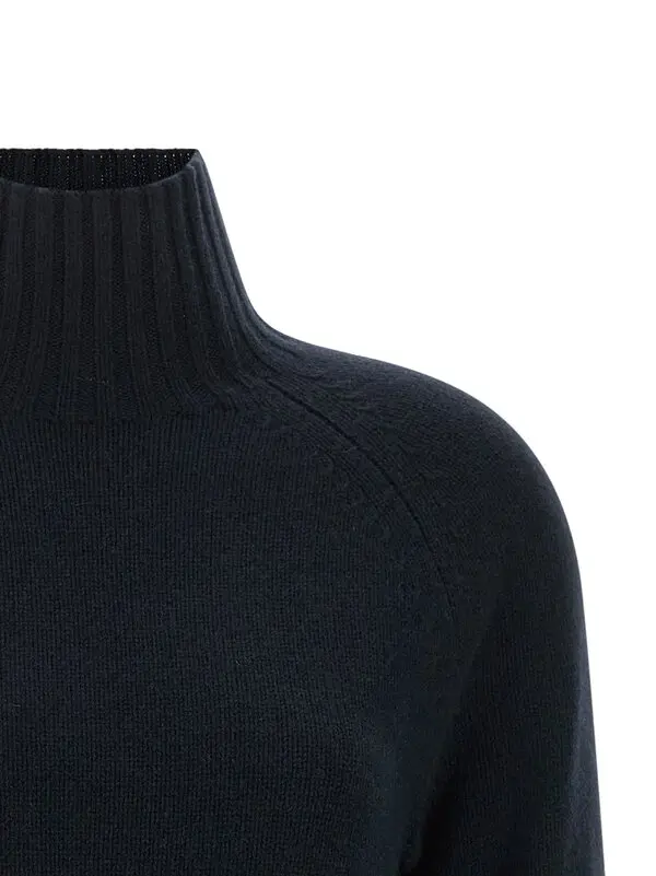 Max Mara Mantova' High Neck Sweater - Blue