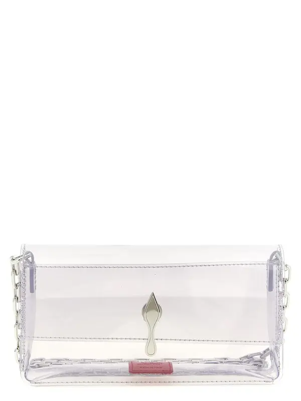 CHRISTIAN LOUBOUTIN Clutch With 'bettina Mini' Strap - Silver