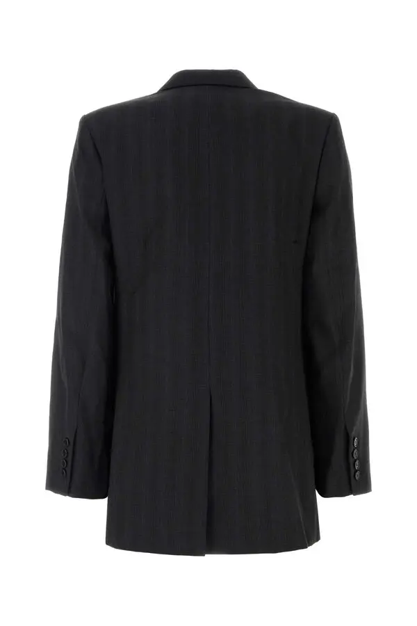 Isabel Marant Étoile Charcoal Wool Jevima Blazer