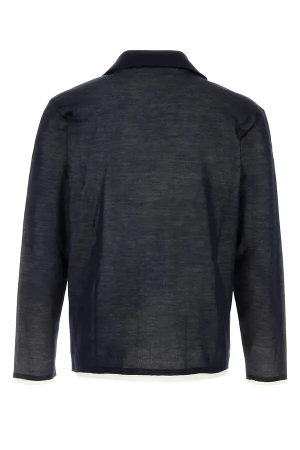 FERRAGAMO Midnight Silk Polo Shirt