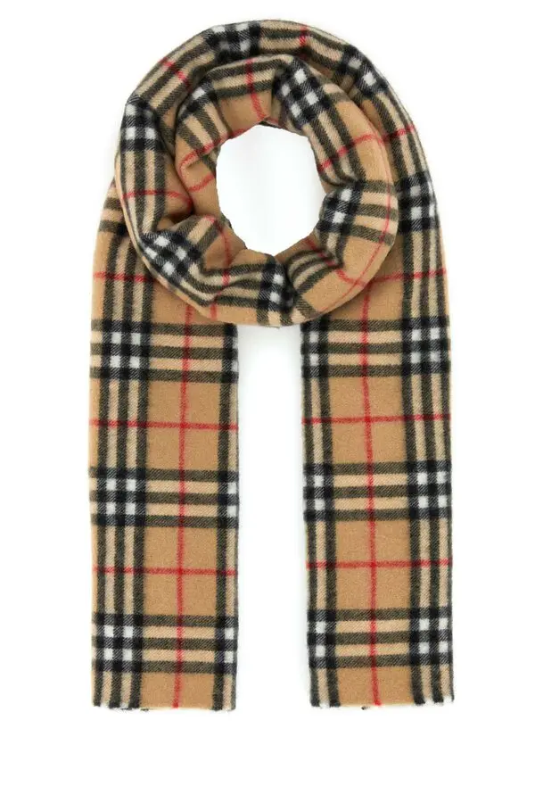 Burberry Embroidered Cashmere Scarf - Multicolor