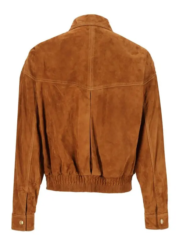 Versace Suede Blouson - Brown