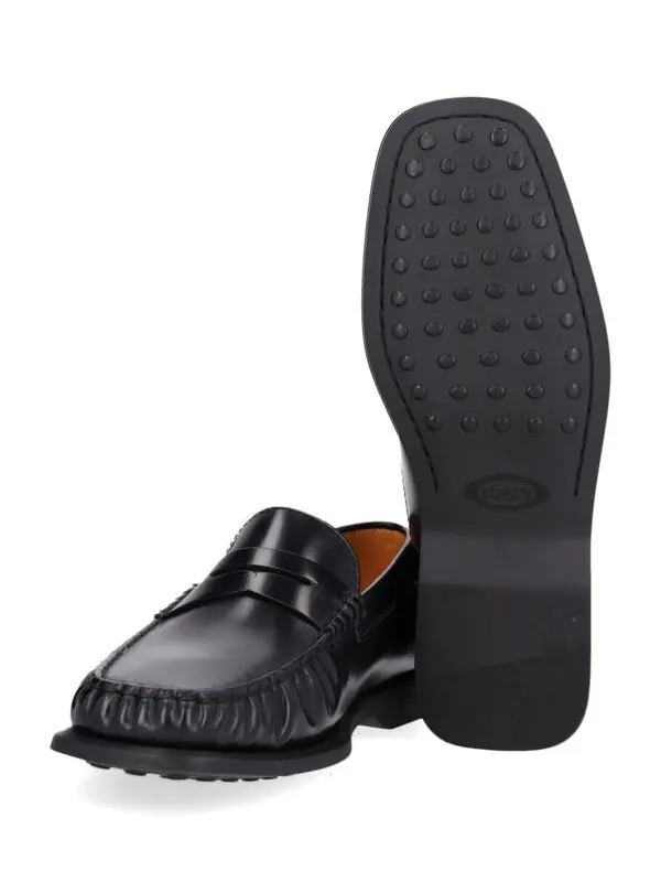 TOD'S Moccasin In Curled Leather