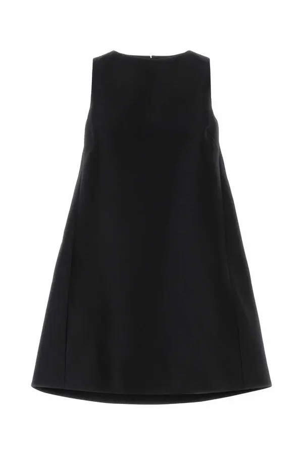 Balenciaga Wool Blend Dress - Black