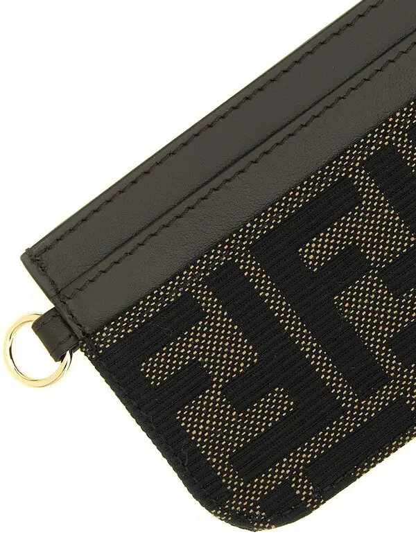 Fendi Ff Jacquard Cardholder
