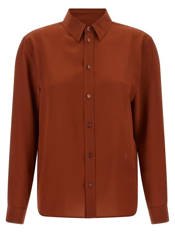 Saint Laurent Cassandre' Shirt - Orange