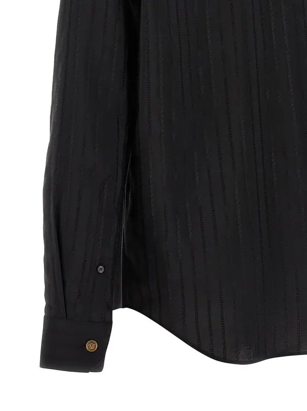 Versace Jacquard Silk Shirt