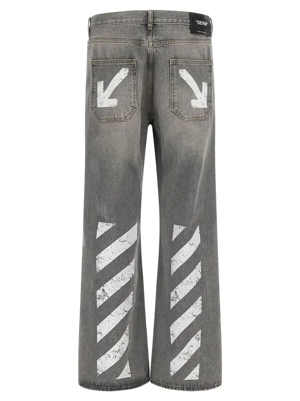 Off-White Half Arrow Diag Slim' Jeans