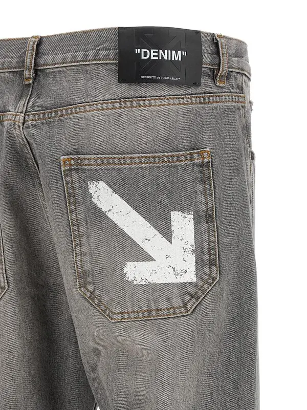 Off-White Half Arrow Diag Slim' Jeans