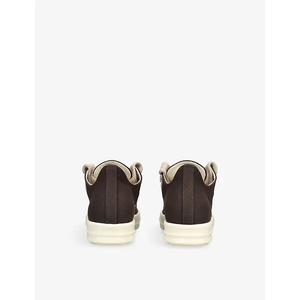 Rick Owens Jumbo-lace Low Canvas Trainers