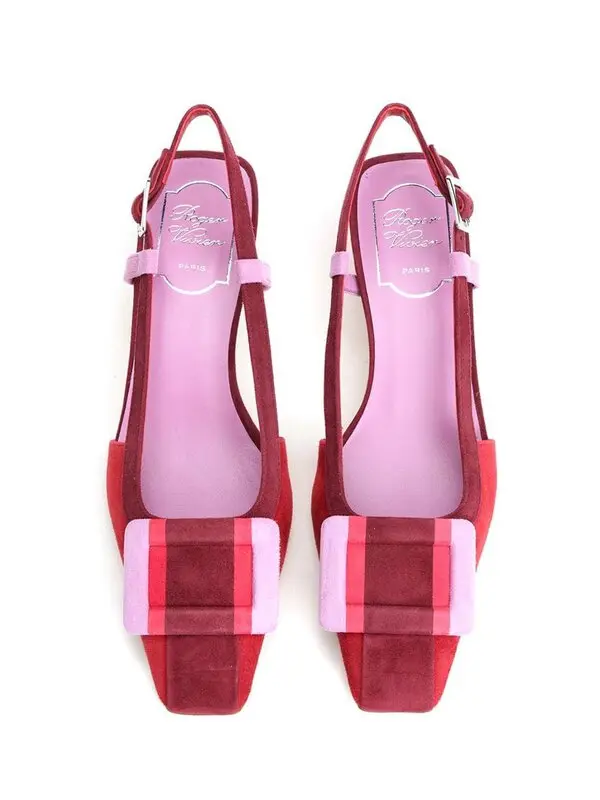 ROGER VIVIER Belle Vivier Slingback Pumps - Multicolor