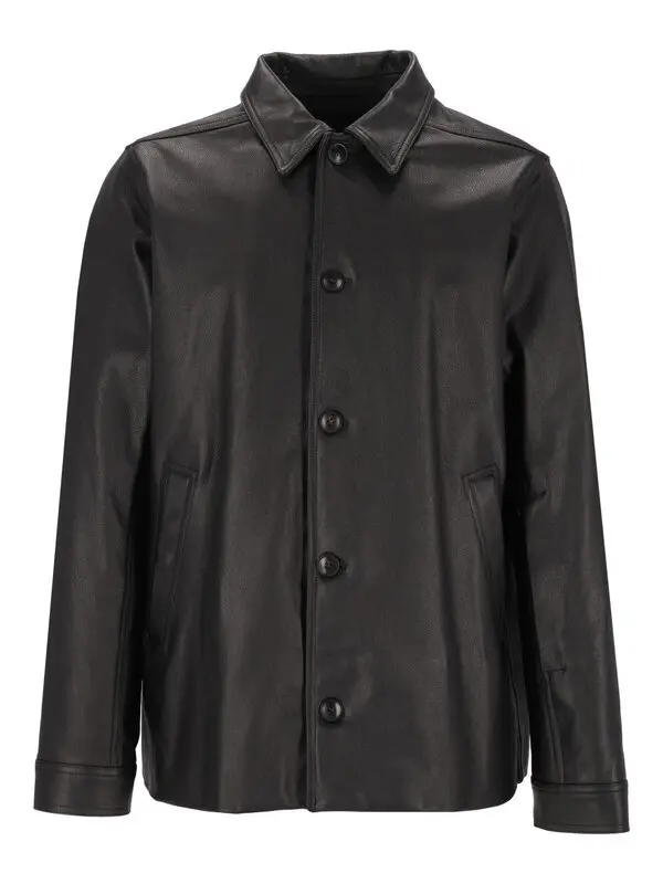 Rick Owens Brad Leather Jacket - Black