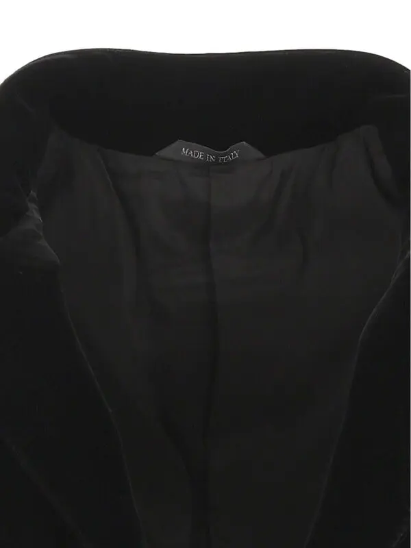 Giorgio Armani Mandarin Collar Blazer - Black