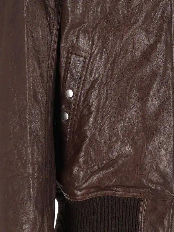 Rick Owens Dracuflight Leather Blouson Jacket