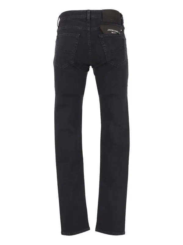 Jacob Cohen Nick Slim Super-slim 5-pocket Jeans In Super Stretch Denim - Gray