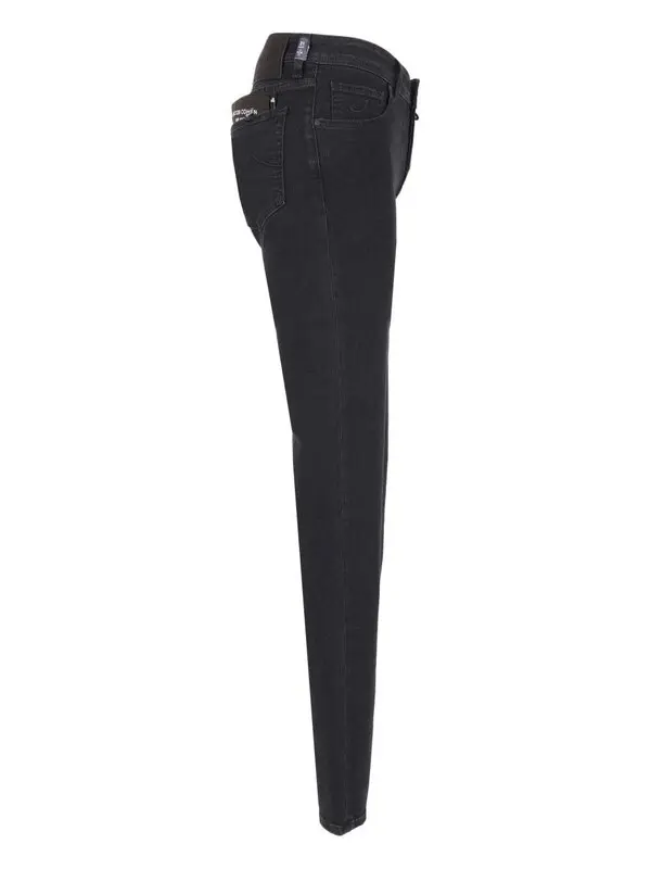 Jacob Cohen Nick Slim Super-slim 5-pocket Jeans In Super Stretch Denim - Gray