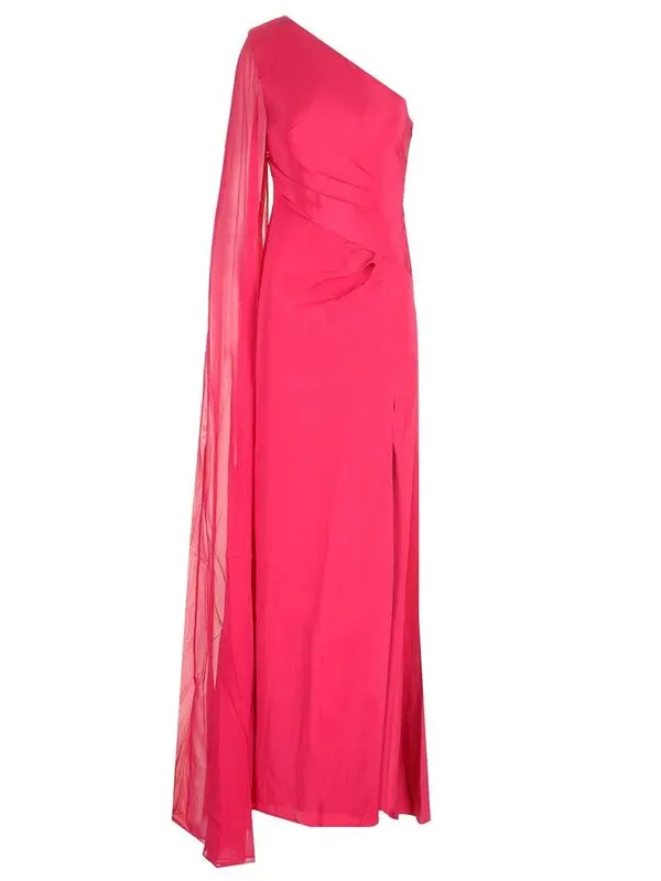 Roland Mouret Asymmetrical Silk Dress