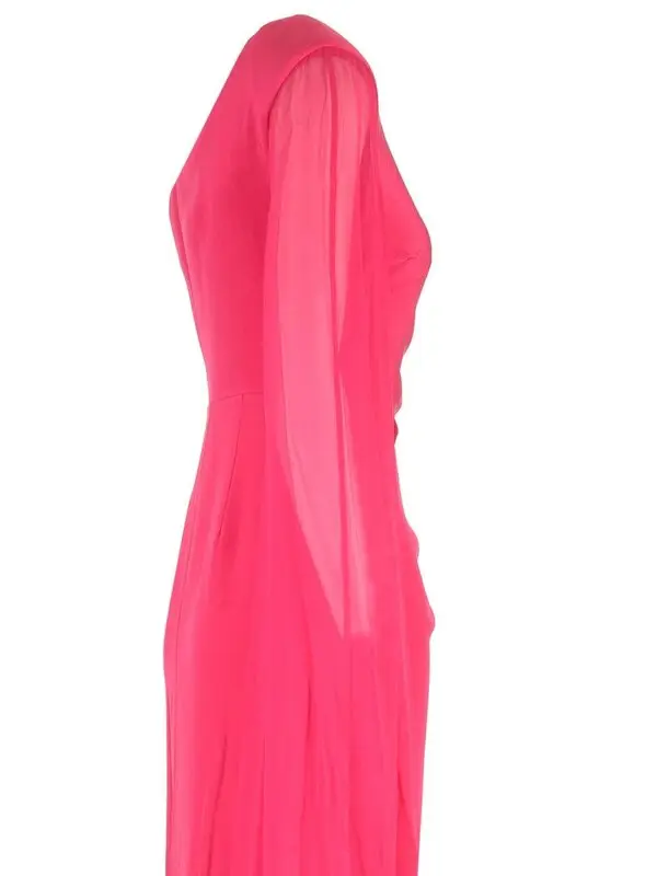 Roland Mouret Asymmetrical Silk Dress