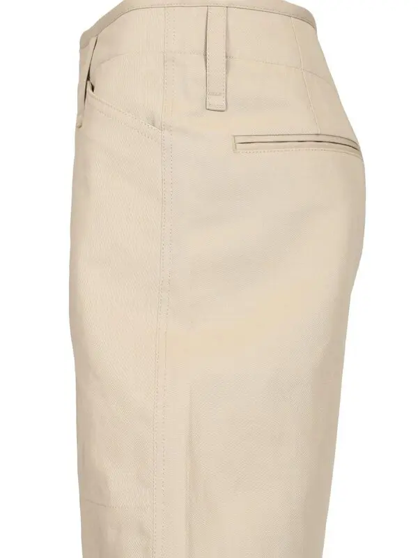 LEMAIRE Cotton And Linen Pants - White